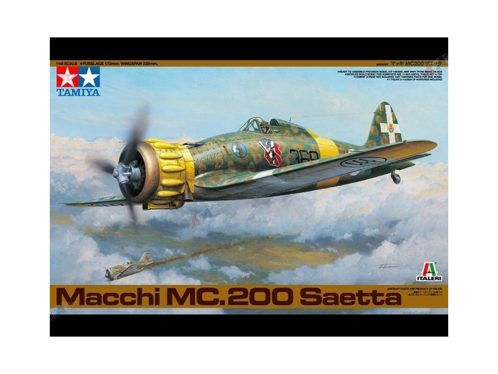 Tamiya 37007 1/48 Macchi MC.200 Saetta