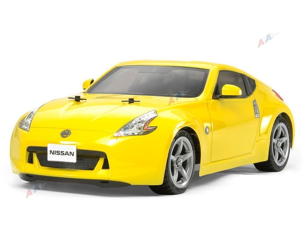 Zdalnie sterowany Nissan 370Z LED TT-01E Tamiya 58478