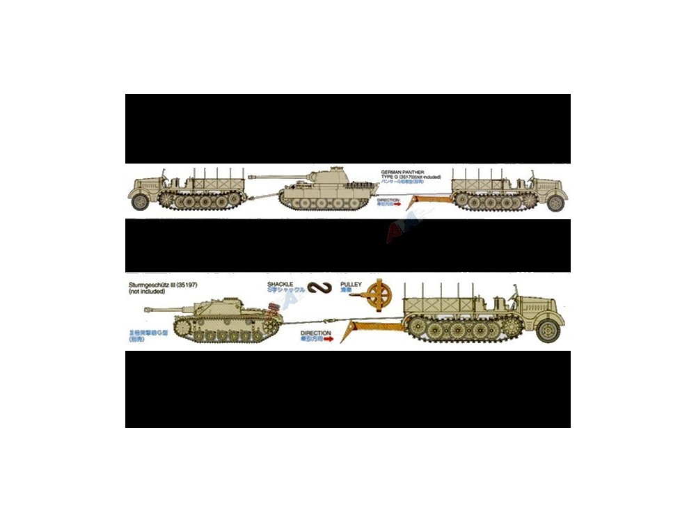 Tamiya 35243 1/35 Tank Recovery Acces for 35239 18t Half Track