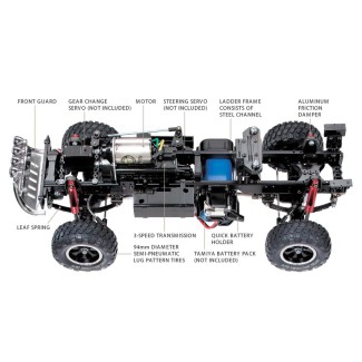 Zdalnie sterowana RC Toyota Hilux High-Lift 4x4 Tamiya 58397