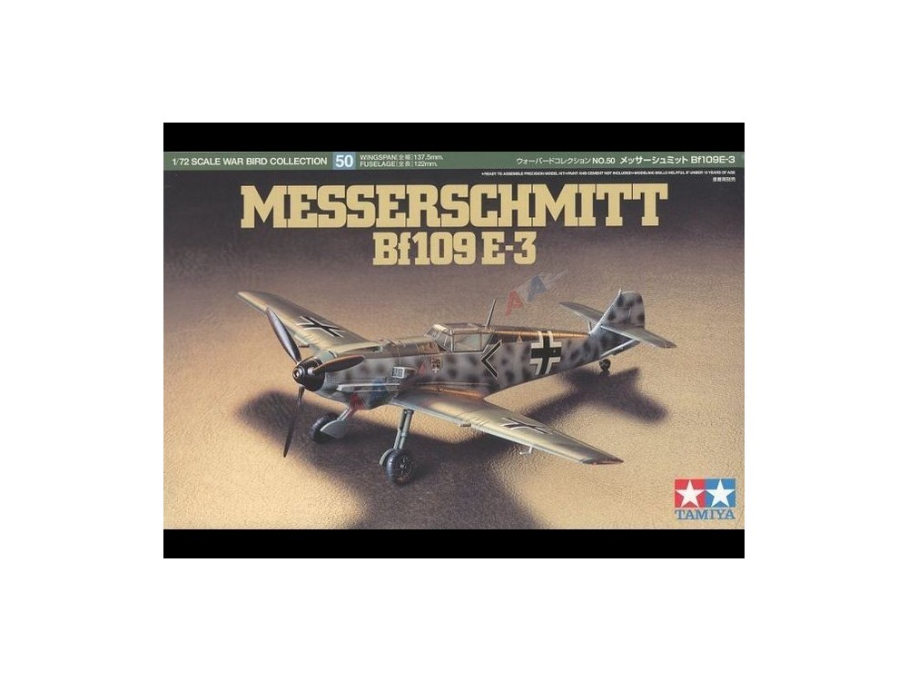 Model samolotu 1/72 Messerschmitt Bf.109E-3 Tamiya 60750