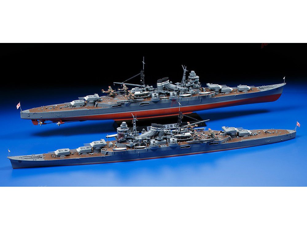 Model okrętu 1/350 Light Cruiser Mikuma Tamiya 78022