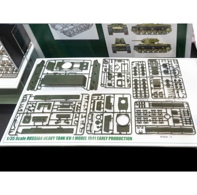 Model czołgu 1/35 Tamiya KV-1 1941 - czołg rosyjski