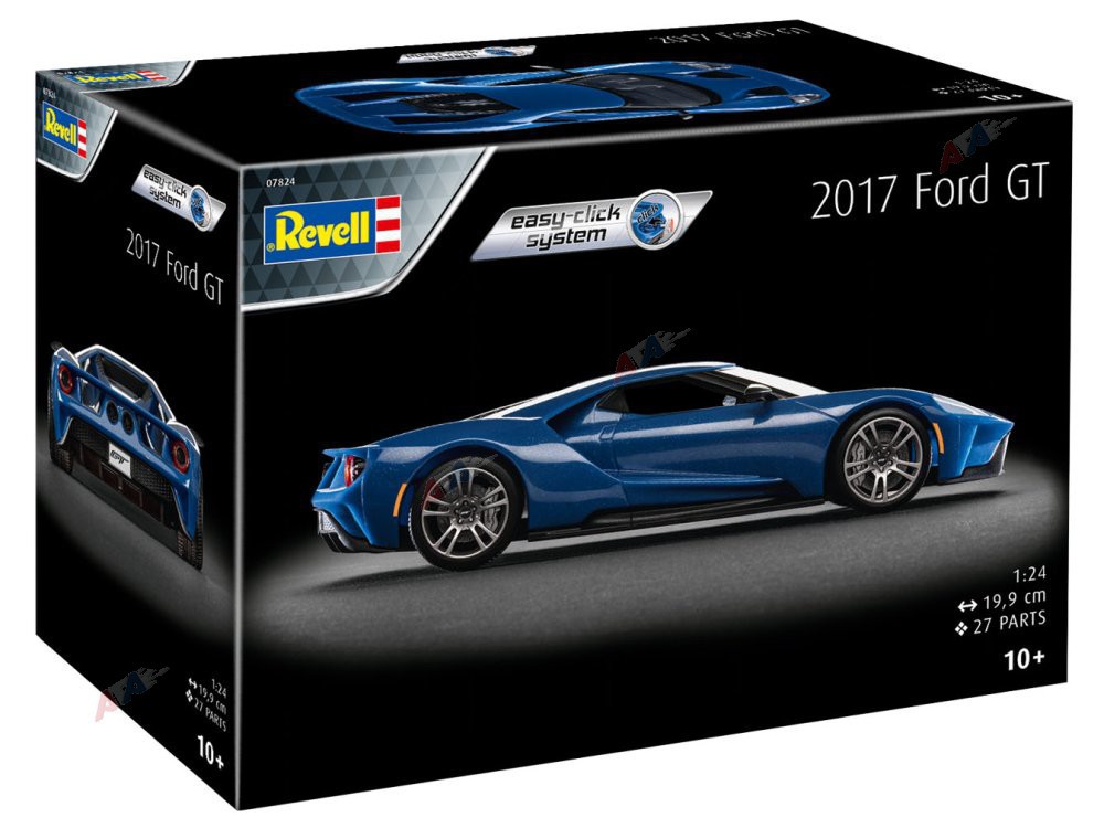1/24 Samochód Ford GT 2017 - Easy Click | Revell 07824