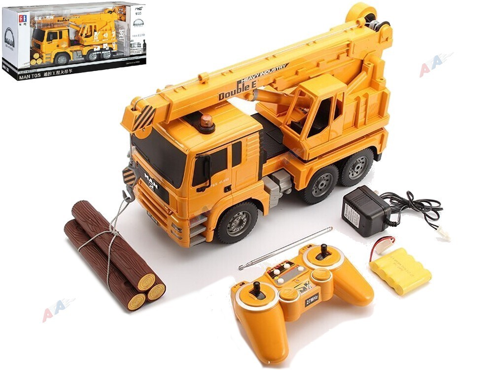 Zdalnie sterowany dźwig MAN RTR 27MHz | Double Eagle E516